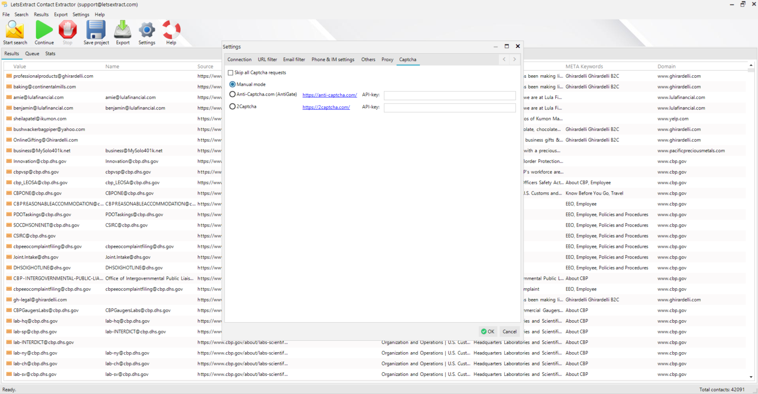 Le plus puissant extracteur d'emails | LetsExtract 7