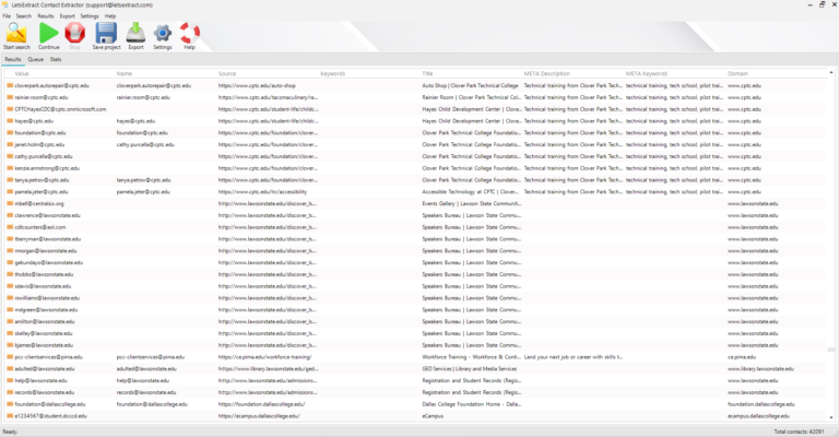 Le plus puissant extracteur d'emails | LetsExtract 7