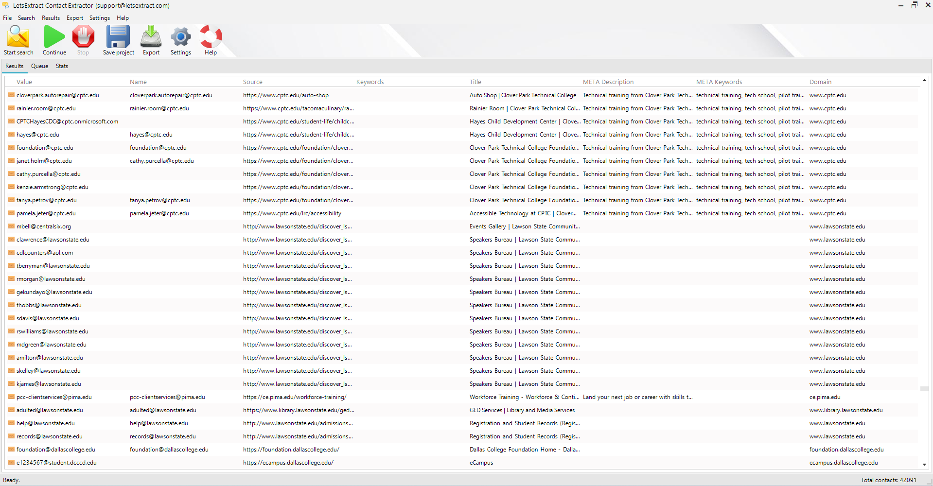 Le plus puissant extracteur d'emails | LetsExtract 7